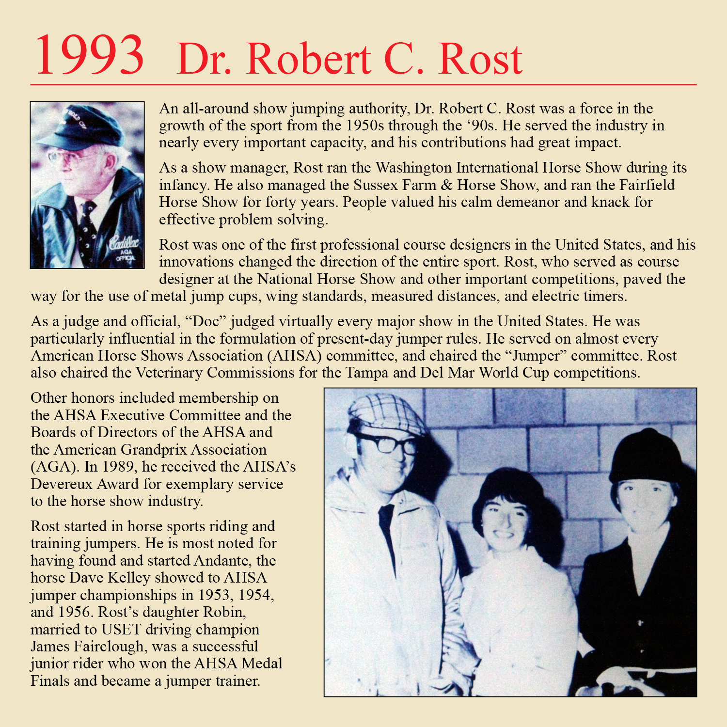 "Doc" Robert Rost, el hombre que modernizó los saltos - todoparamicaballo