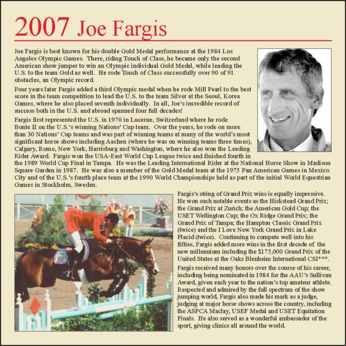 Hall of Fame Thursday: Olympic Record Breaker Joe Fargis