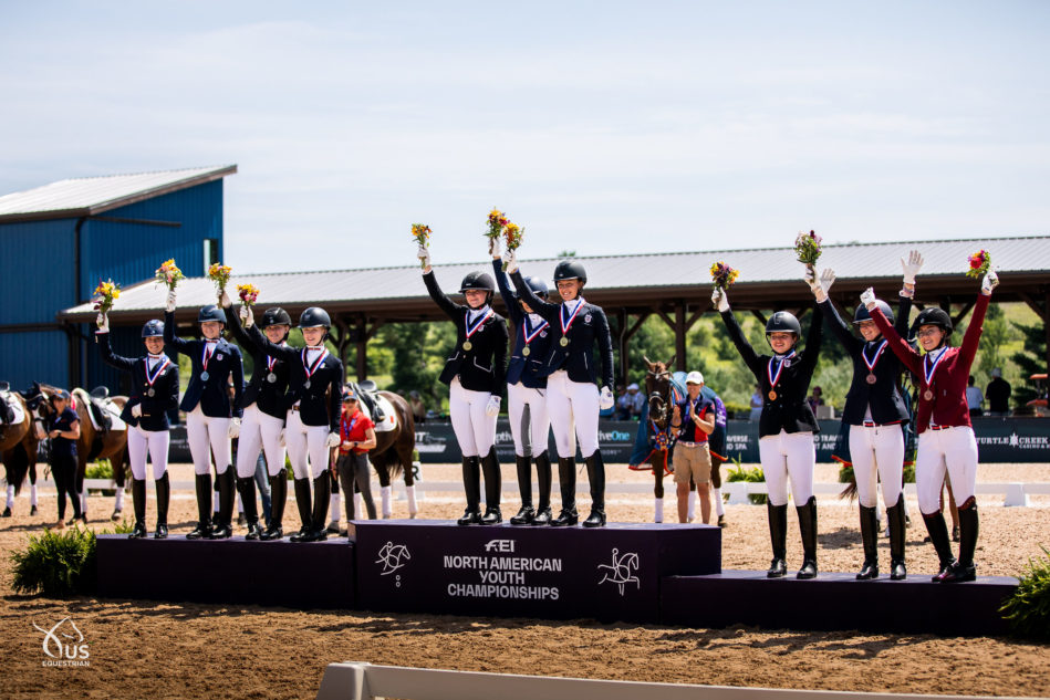 Green Team Takes Dressage Junior Gold at NAYC