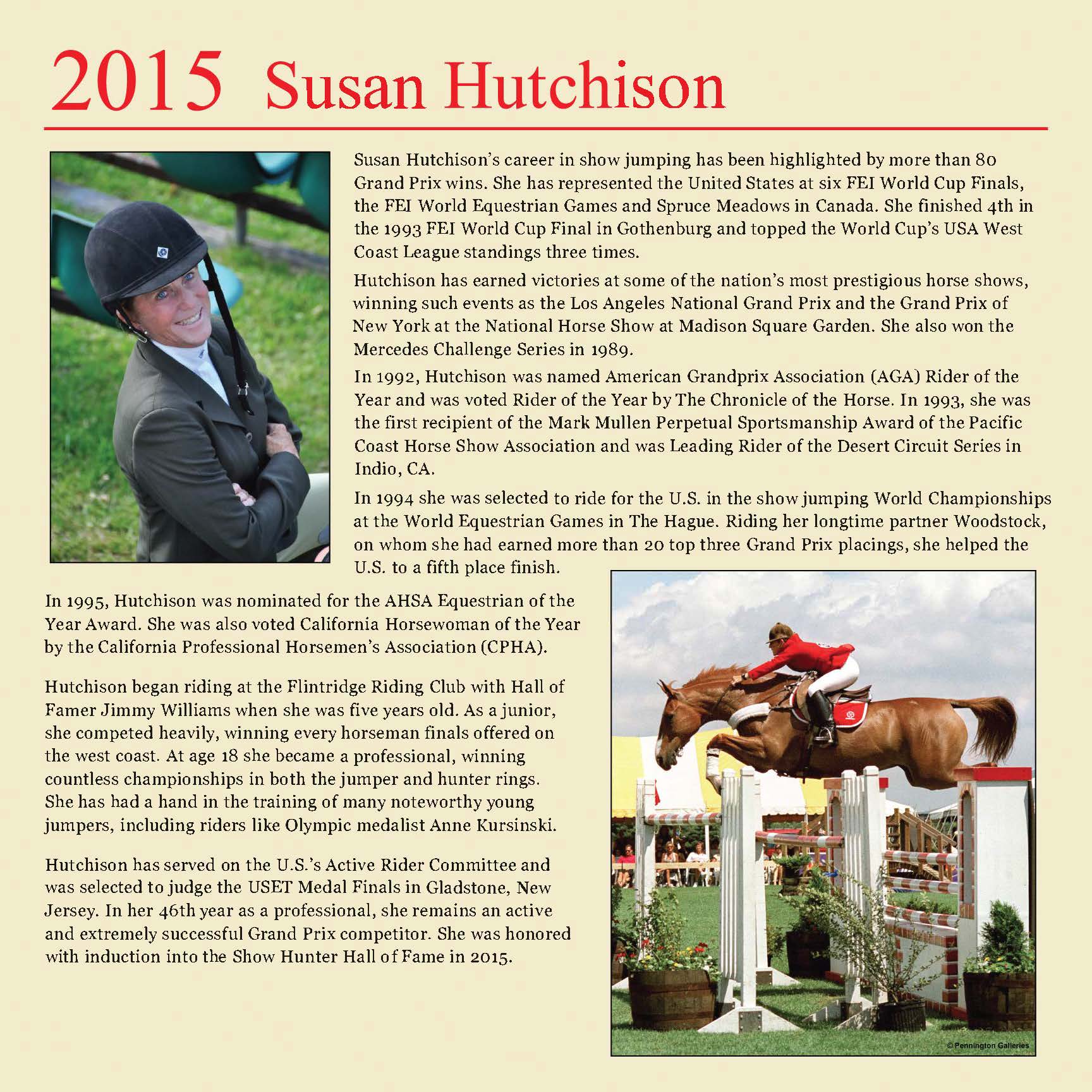 #HallOfFameThursday: Susan Hutchison