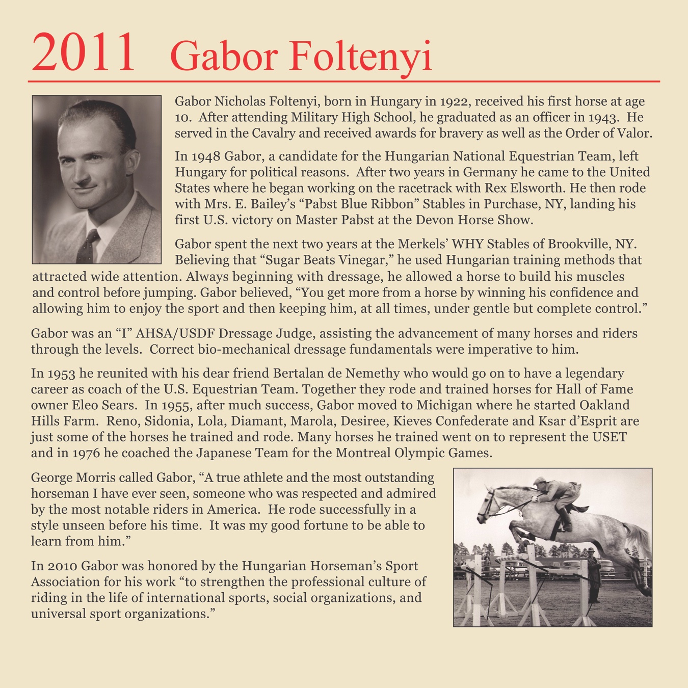 #HallofFameThursday: Gabor Foltenyi