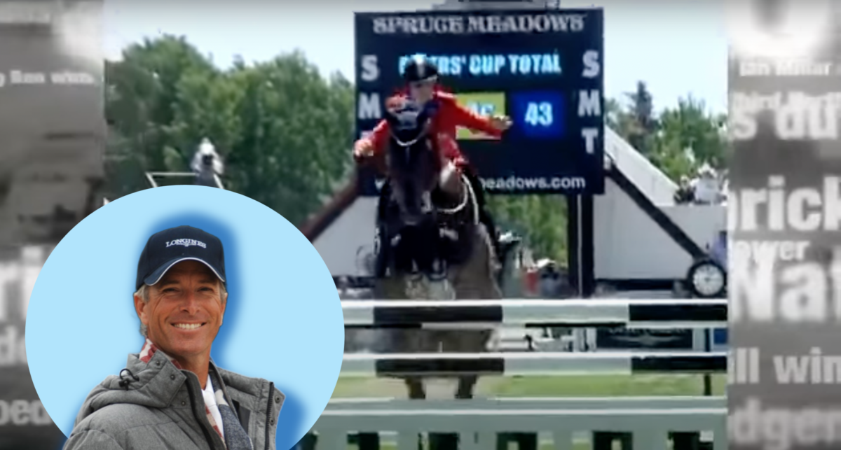 Richard Spooner Reflects on That Epic Rein-Drop Video at Spruce Meadows